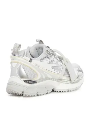 Off-White Leather-tag Lace-up Sneakers