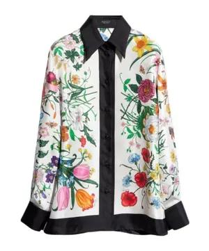 Gucci Printed Silk Shirt