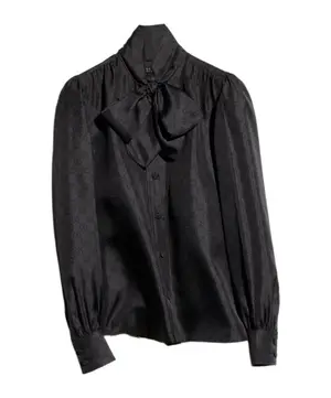 Gucci Printed Long-sleeve Twill Shirt