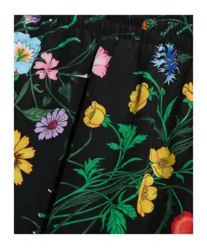 Gucci Printed Silk Leisure Pants
