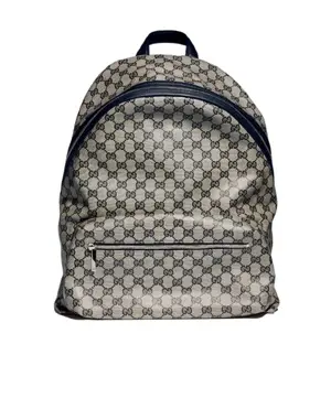 Gucci Monogram Backpack - Blue