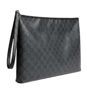 Gucci Essence Classic Medium Portfolio Case - Black