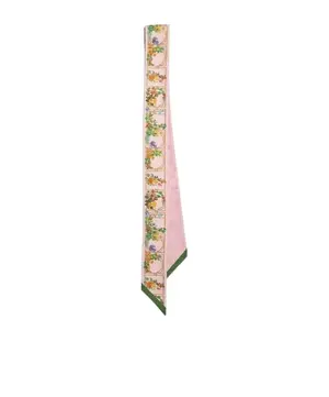 Gucci Printed Gg Silk Twill Jacquard Ribbon