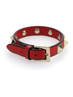 Valentino Garavani Rockstud Bracelet - Red
