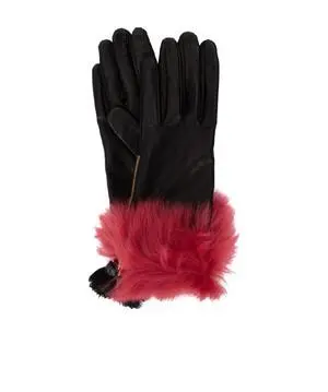 Prada Trim Detailed Tassel Gloves