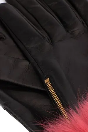 Prada Trim Detailed Tassel Gloves