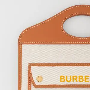 Burberry Mini Two-tone Pocket Bag