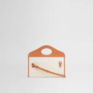 Burberry Mini Two-tone Pocket Bag