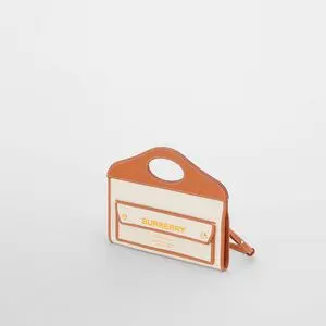 Burberry Mini Two-tone Pocket Bag