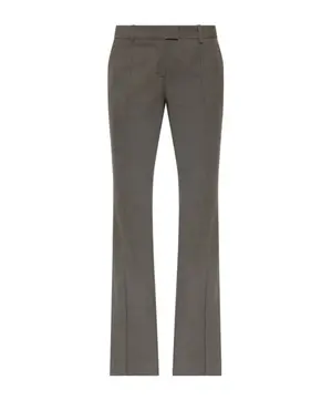 Attico Belt Loop Casual Pants - Grey