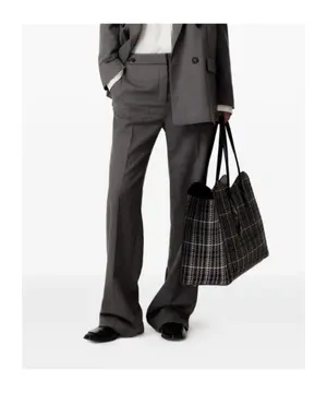 Stella McCartney Button-tab Pressed-crease Trousers