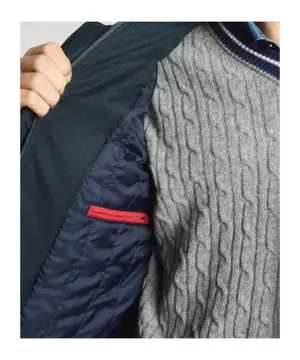 FAY Layered Single-breasted Coat