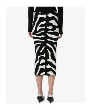Moschino Printed Stretch Skirt