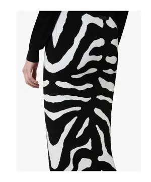 Moschino Printed Stretch Skirt
