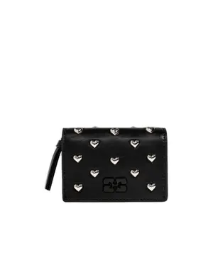GANNI Bou Heart-stud Wallet