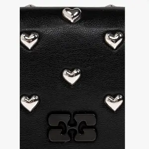 GANNI Bou Heart-stud Wallet