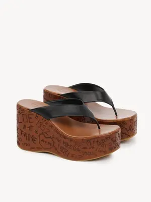 Chloé Maxime Wedge Slide