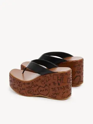 Chloé Maxime Wedge Slide