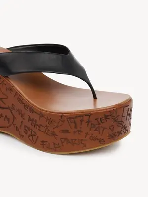 Chloé Maxime Wedge Slide