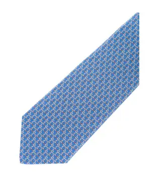 FERRAGAMO Jacquard Logo Neck Tie