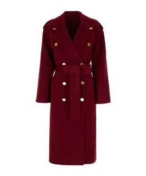 Alberta Ferretti Long-sleeved Coat - Red