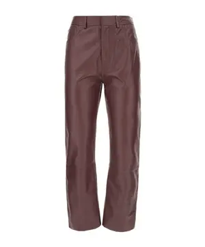 Alberta Ferretti Casual Trousers With Belt Loops - Brown