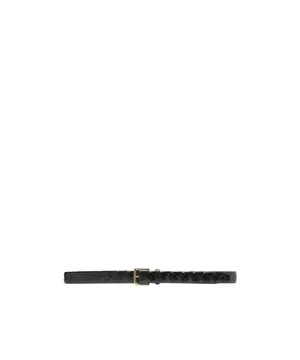 Officine Creative Woven Leather Belt - Black