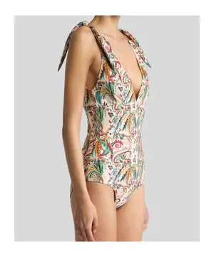 Etro One Piece Swimsuit With Paisley Print