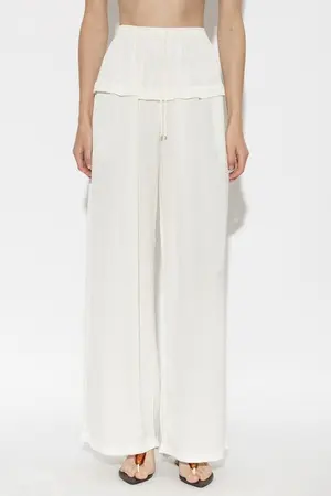 Alaïa Wide-leg Casual Trousers