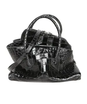 Attico Dual-handle Shoulder Bag - Black