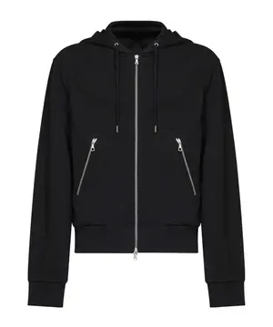 Dries Van Noten Long Sleeve Zip-up Hooded Sweatshirt