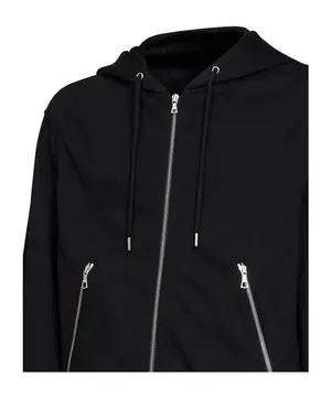 Dries Van Noten Long Sleeve Zip-up Hooded Sweatshirt