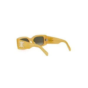 Celine Full Frame Rectangle Sunglasses - Green