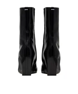MAISON MARGIELA Sculptural Wedge Heel Ankle Boots