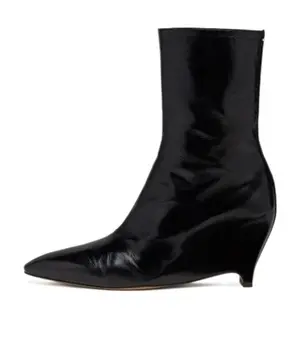 MAISON MARGIELA Sculptural Wedge Heel Ankle Boots