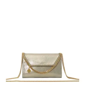 Stella McCartney Falabella Wallet On Chain Crossbody Bag - Gold