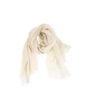 Peserico Sequin-embellished Striped Scarf - White
