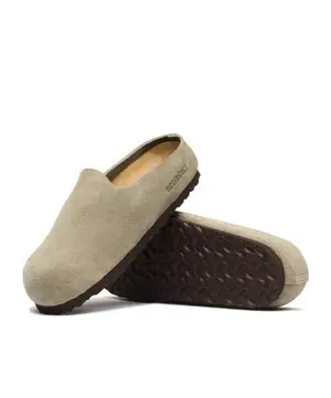 BIRKENSTOCK Amsterdam Mules - Taupe