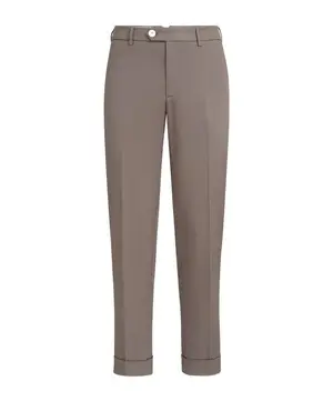 Brunello Cucinelli Casual Pants With Belt Loops - Gray