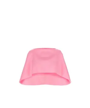 Alberta Ferretti Cropped Shawl