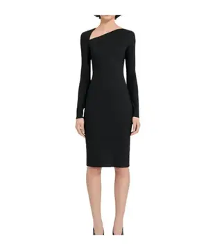 MAISON MARGIELA Jersey Midi Dress - Black
