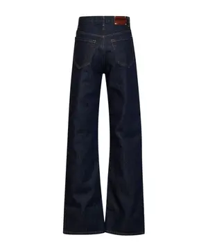 Dries Van Noten Belt-loop Wide-leg Jeans