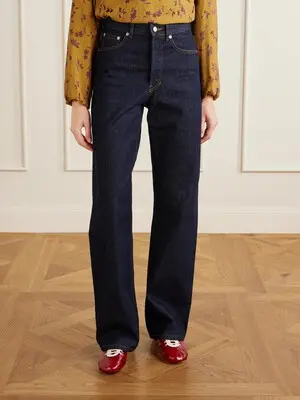 Dries Van Noten Belt-loop Wide-leg Jeans