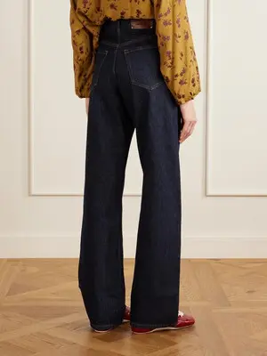 Dries Van Noten Belt-loop Wide-leg Jeans