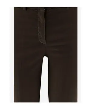 QL2 QUELLEDUE Matisse Stretch Velvet Flared Pants - Black