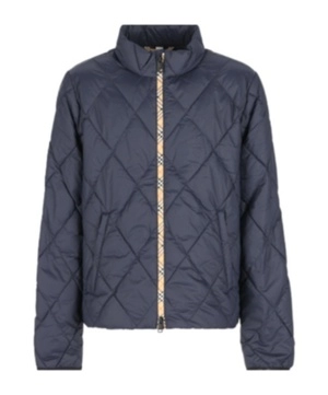Burberry High-collar Jacket - Black
