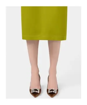 ROGER VIVIER Efflorescence Satin Pumps