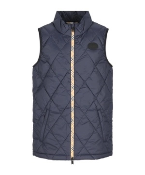 Burberry High-neck Vest - Navy
