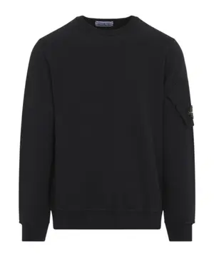 Stone Island Crew-neck Sweatshirt - Black