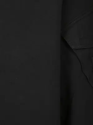 Stone Island Crewneck Sweatshirt With Detachable Logo Patch - Black